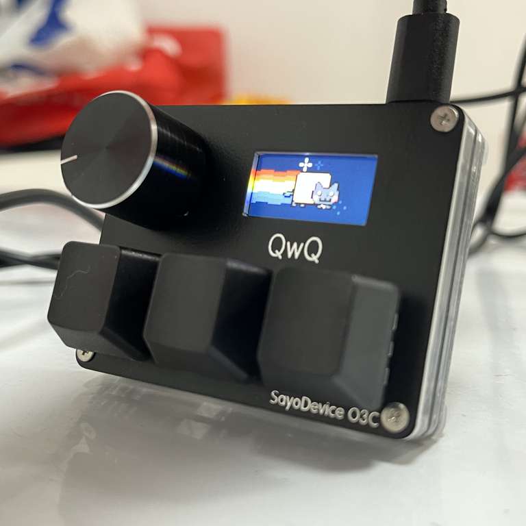 O3C SayoDevice OSU O3C Rapid Trigger Hall Switches Pink Keyboard med ...